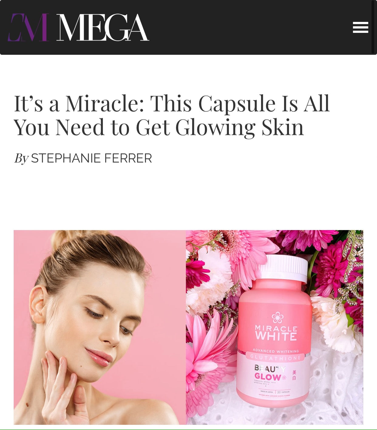 Miracle White GLOW VITAMINS®️ - Miracle White Glutathione | Ultimate ...